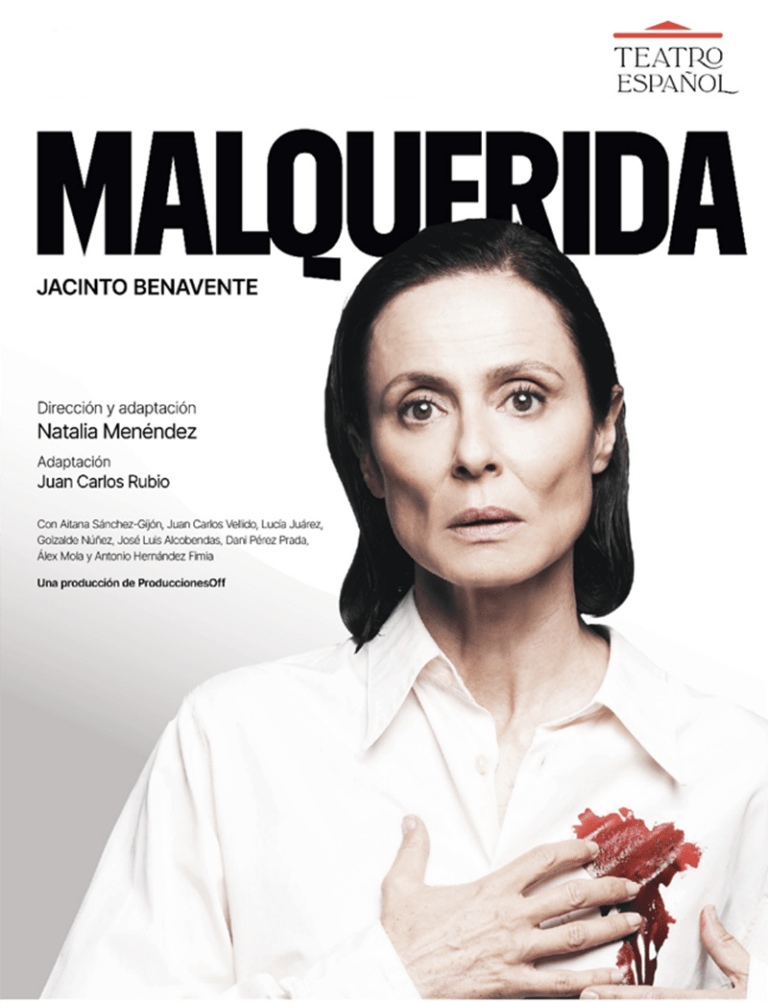 MALQUERIDA, Aitana Sánchez-Gijón llega al Teatro Español – Valencia Teatros